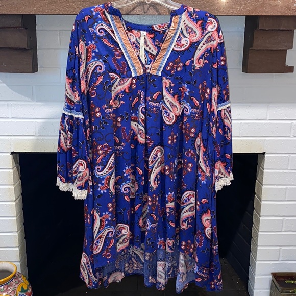 Uncle Frank | Tops | Unckle Frank Paisley And Floral Tunic | Poshmark